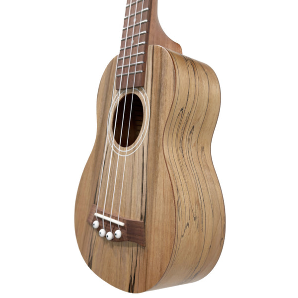 Honu Limited Edition Spalted Maple Soprano Ukulele - Honolua Ukuleles